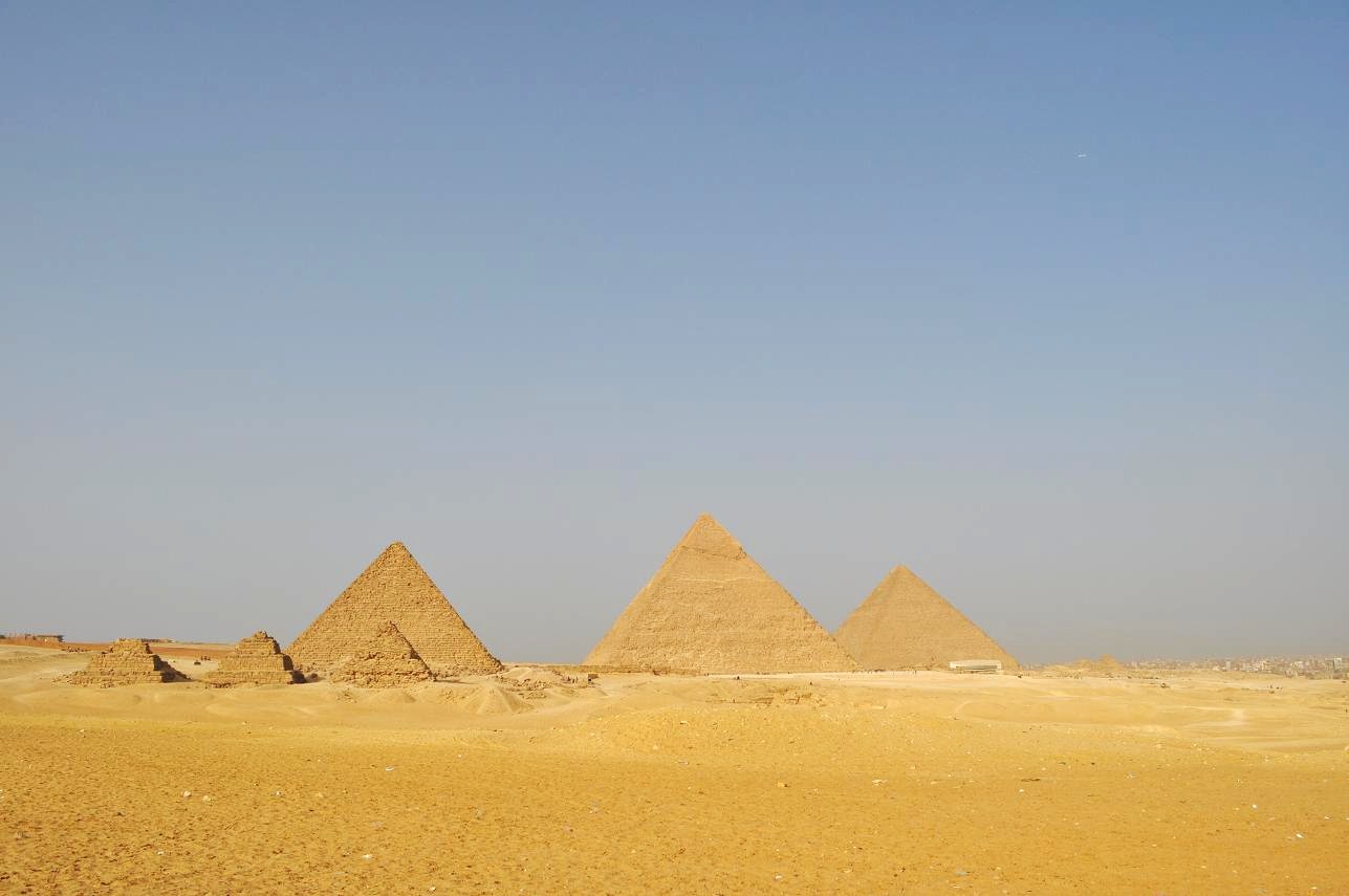 Pyramids of Giza (outside Cairo)