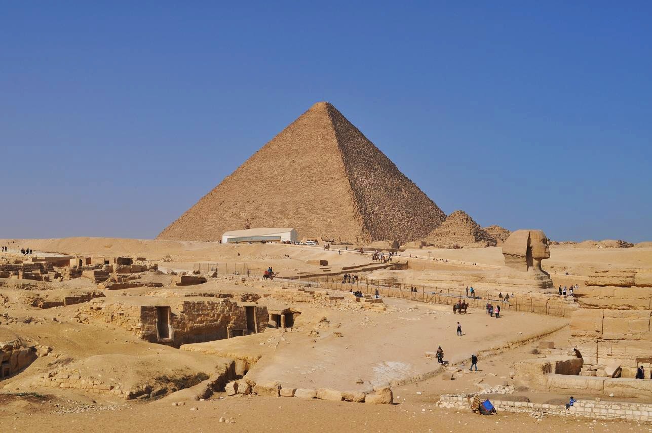 Pyramids of Giza (outside Cairo)